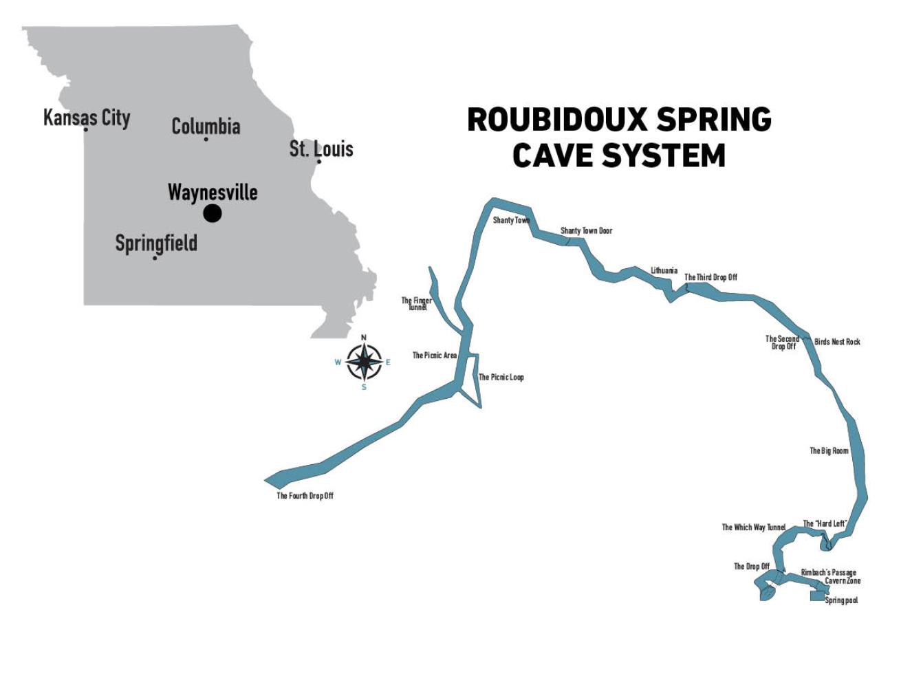 Cave Diving the Intricate Underwater Passages of Missouri's Roubidoux ...