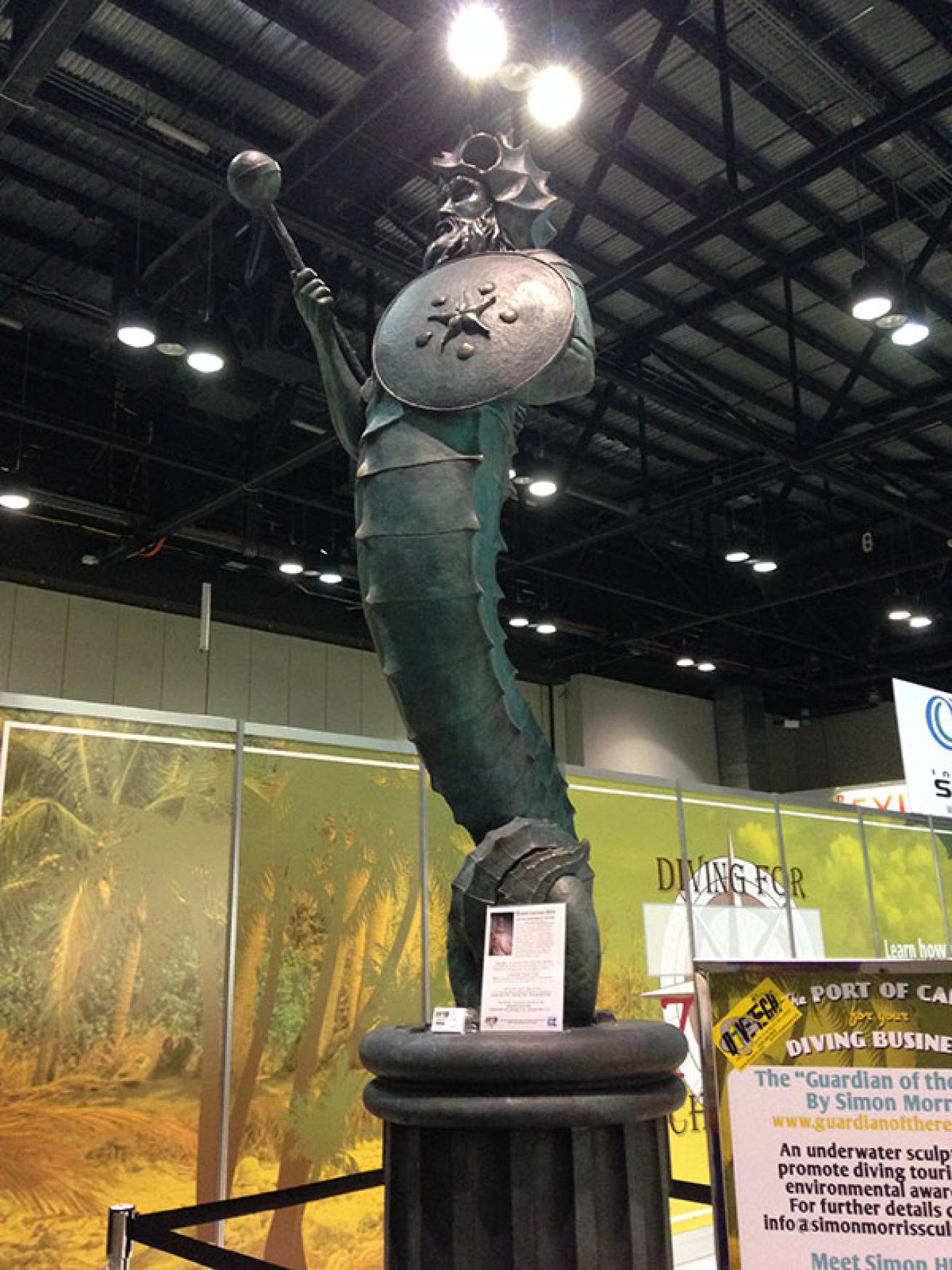 Grand Cayman's Divetech to Sink Bronze Statue | Scuba Diving