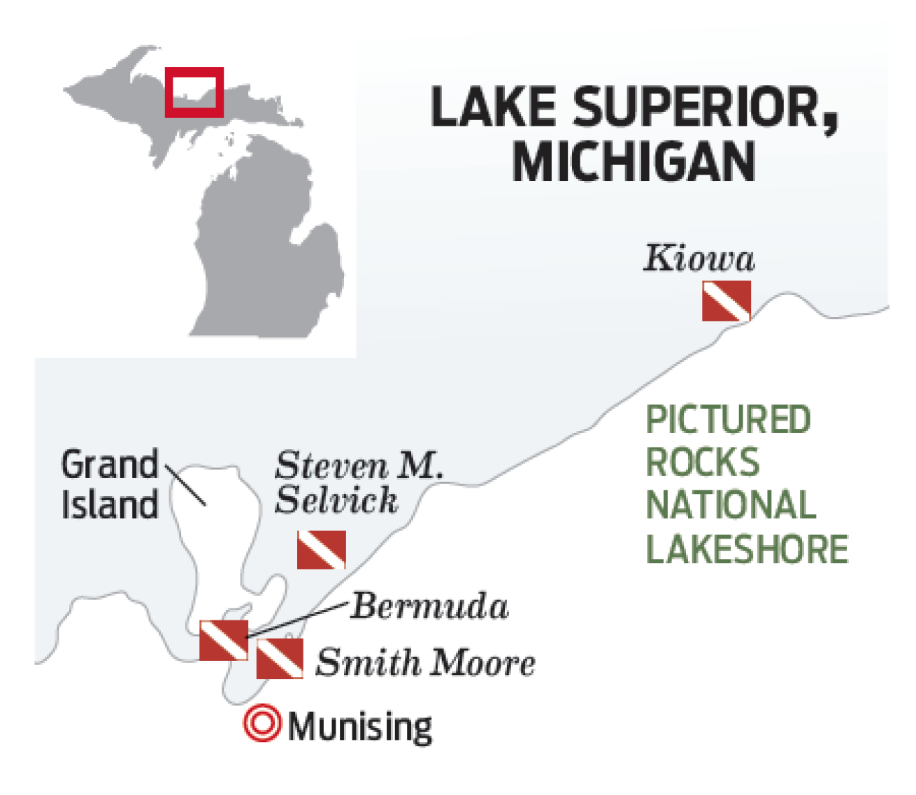 Michigan Drive and Dive: The Wrecks of Munising | Scuba Diving