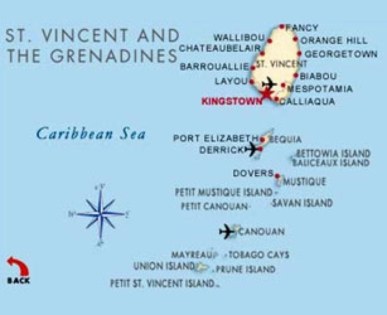Dive Areas of St. Vincent & The Grenadines | Scuba Diving