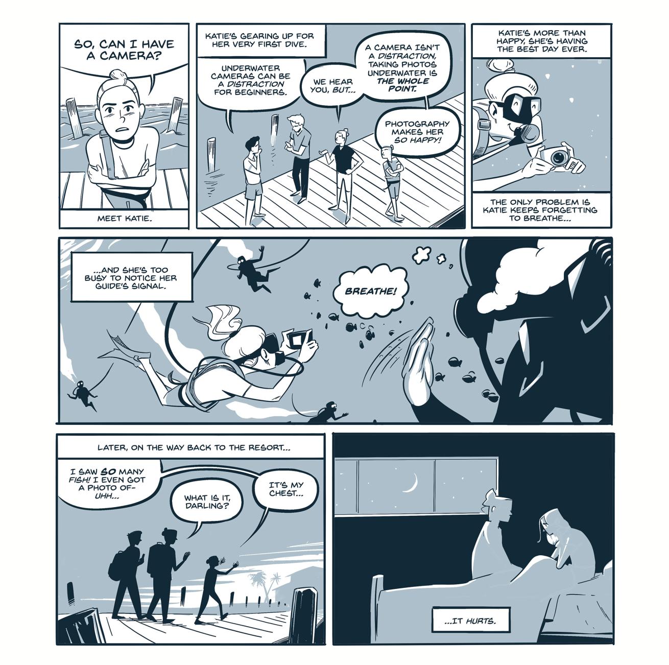 When Distracted Diving Leads to Chest Pains | Scuba Diving
