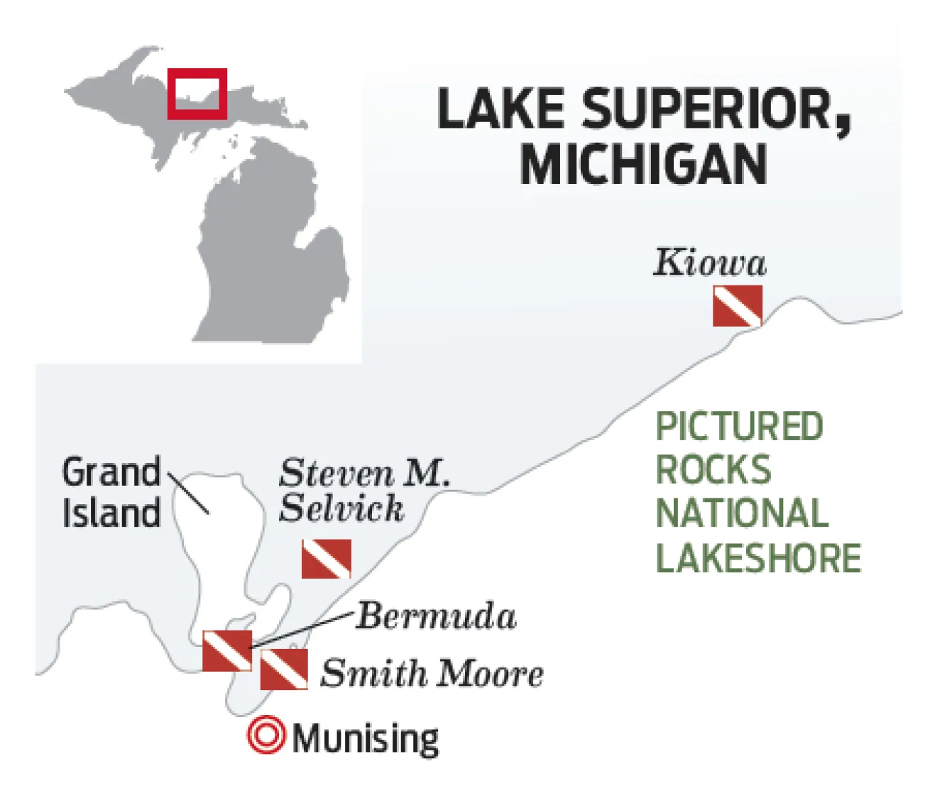 Michigan Drive and Dive: The Wrecks of Munising | Scuba Diving