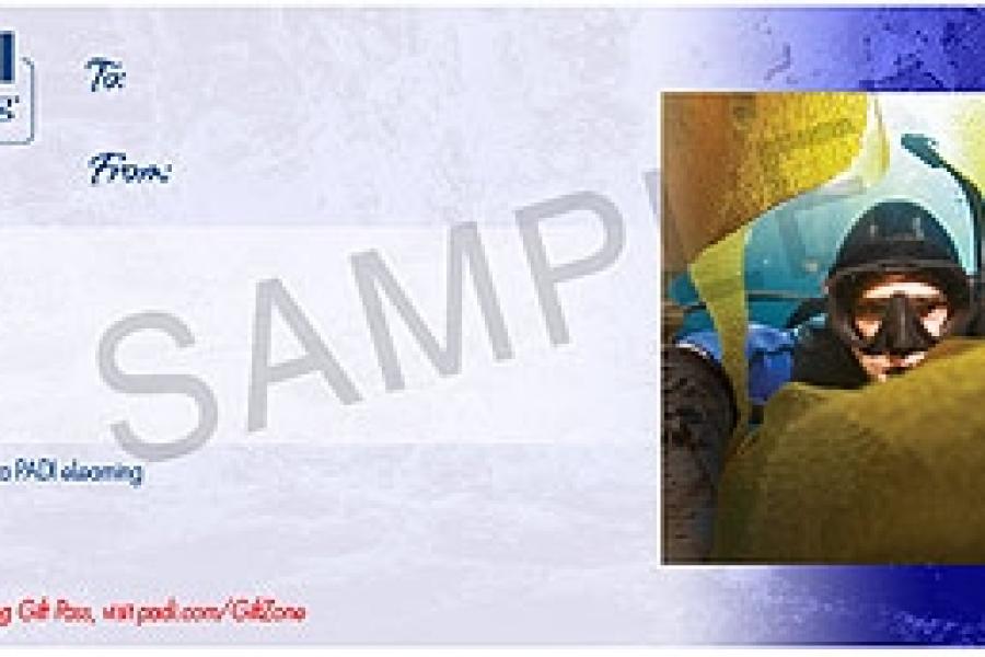 Customized PADI eLearning Gift Passes | Scuba Diving