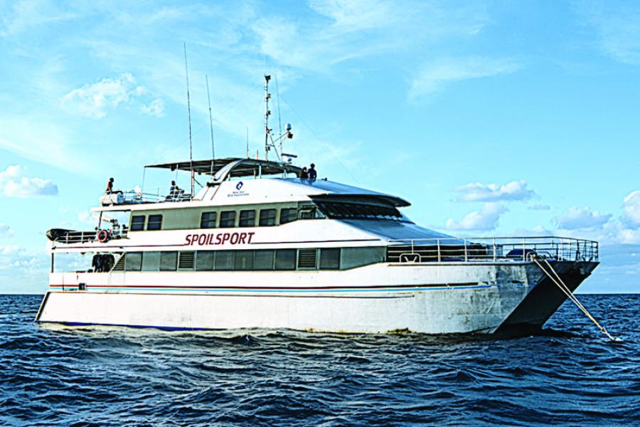 Mike Ball Dive Expeditions' Spoilsport, Great Barrier Reef, Australia ...