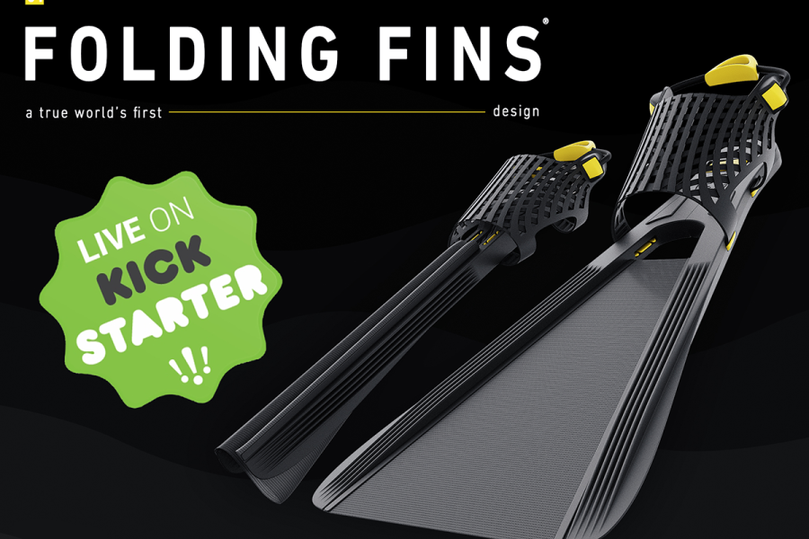 Folding Fins for Traveling Divers Hit Kickstarter | Scuba Diving